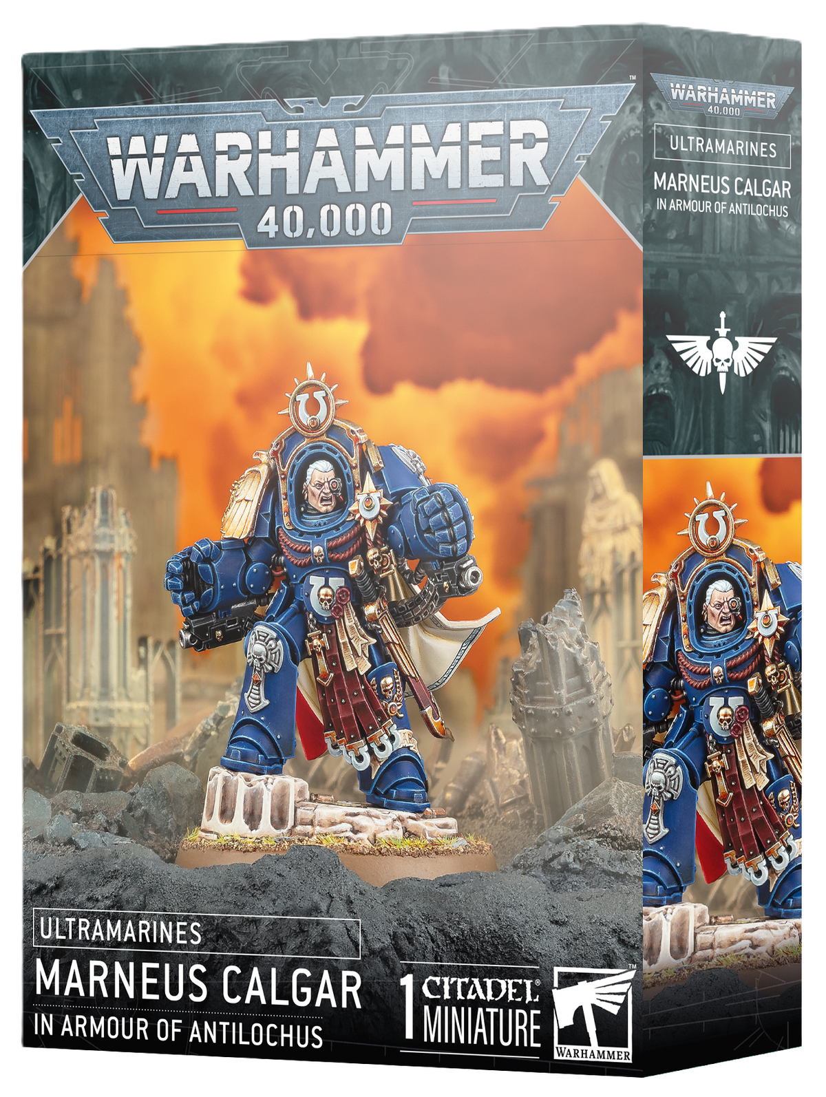Warhammer 40k: Ultramarines - Marneus Calgar in Armour of Antilochus ...
