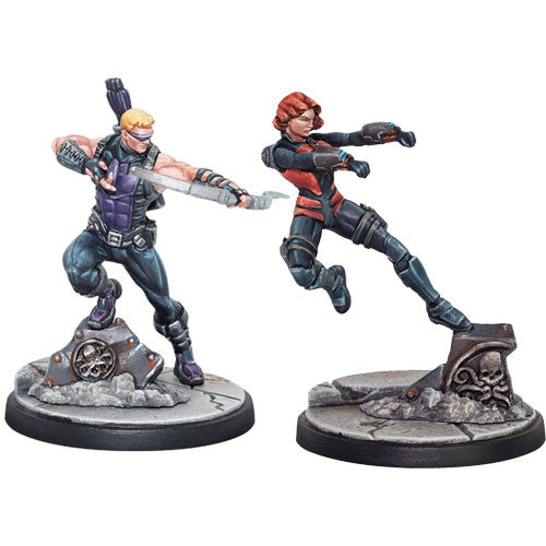 Marvel Crisis Protocol: Hawkeye & Black Widow Character Pack — Bazooka ...